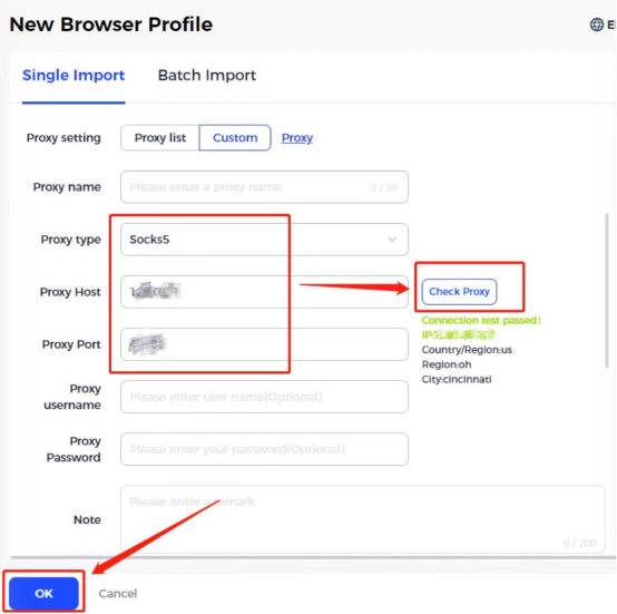 Maskfog Configuration